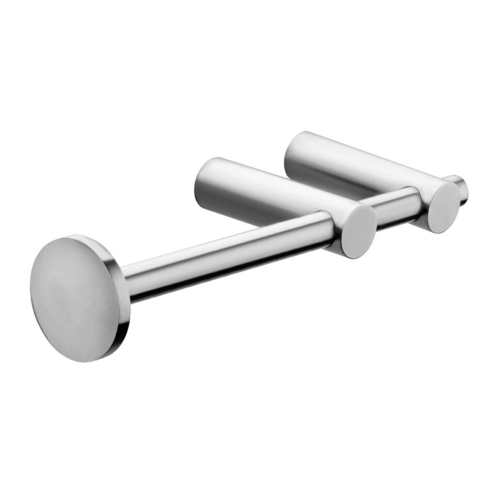 Drukplaat wc geborsteld RVS - Van Sanitair